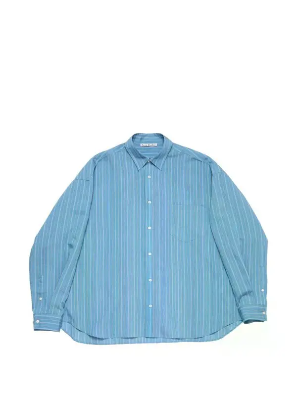 Acne Studios Striped Button-up Shirt - Blue
