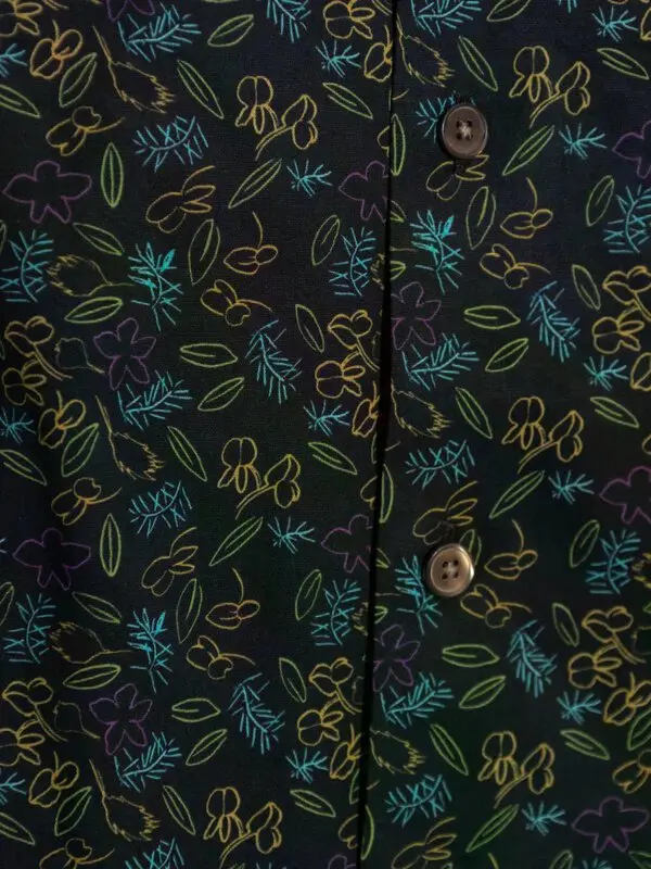Paul Smith Floral-print Button-up Shirt