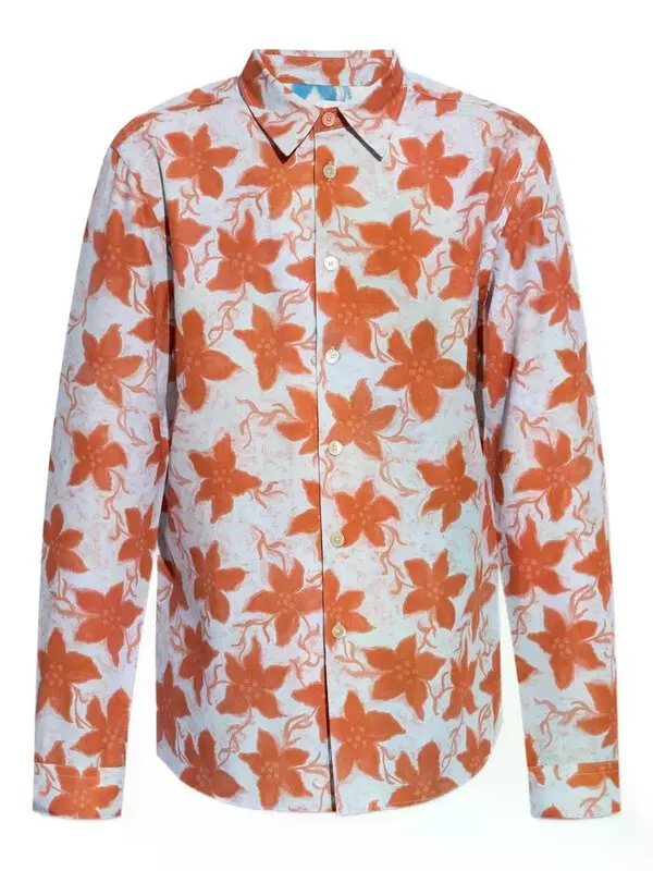 Paul Smith Floral-print Button-up Shirt