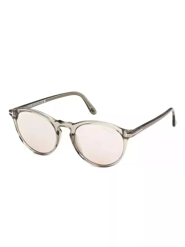 TOM FORD Round-frame Sunglasses - Grey