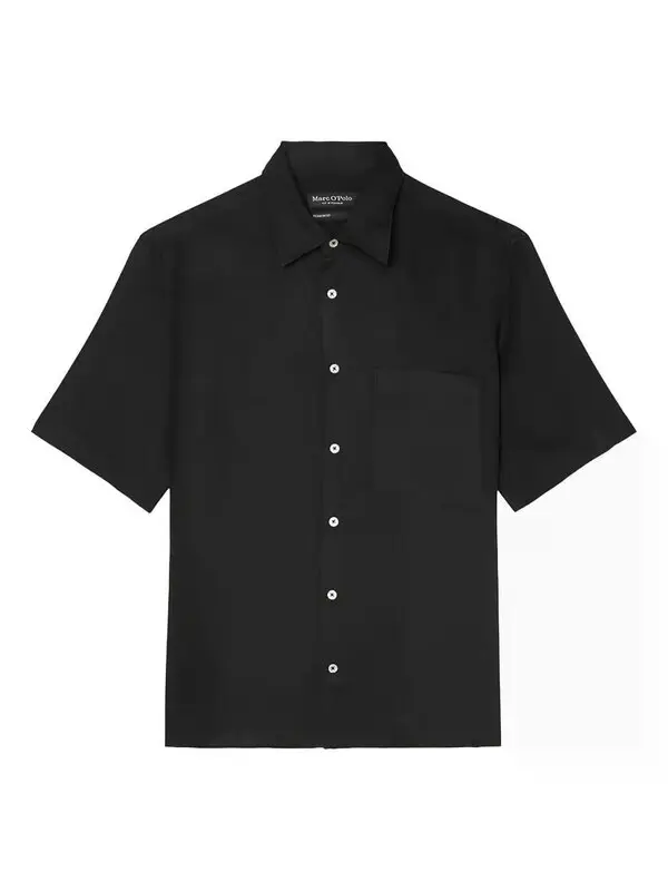 Marc O'polo Short-sleeves Button-up Shirt - Black