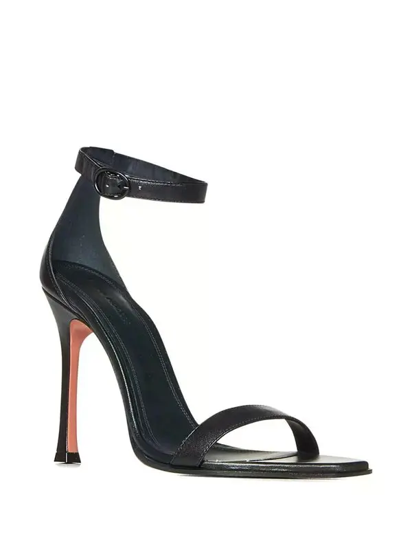 Amina Muaddi 105mm Kim Strappy Stiletto Sandals