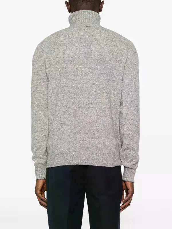 Brunello Cucinelli Cashmere High Neck Sweater - Grey