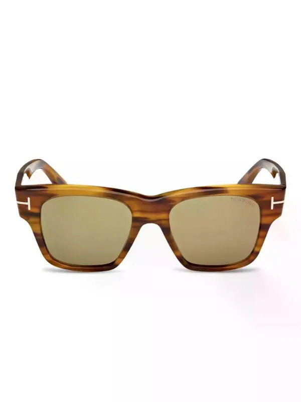 TOM FORD Tortoiseshell Square-frame Sunglasses - Brown