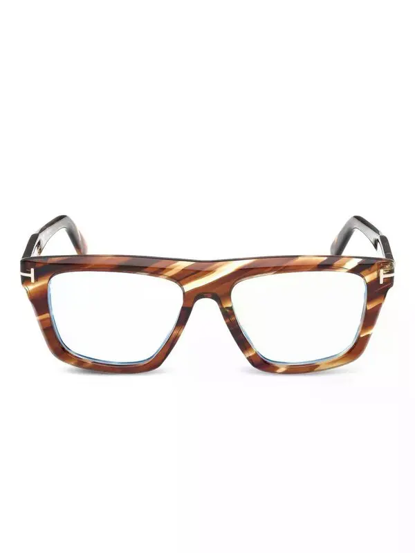 TOM FORD Square-frame Glasses - Brown