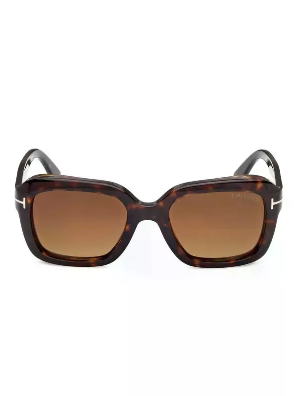 TOM FORD Square-frame Sunglasses - Brown
