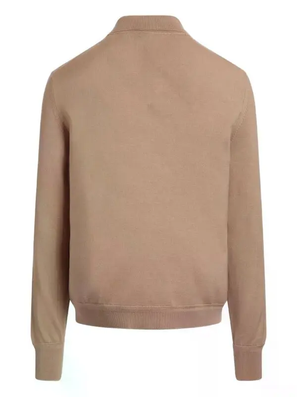 Bally Long-sleeve Polo Shirt - Neutrals