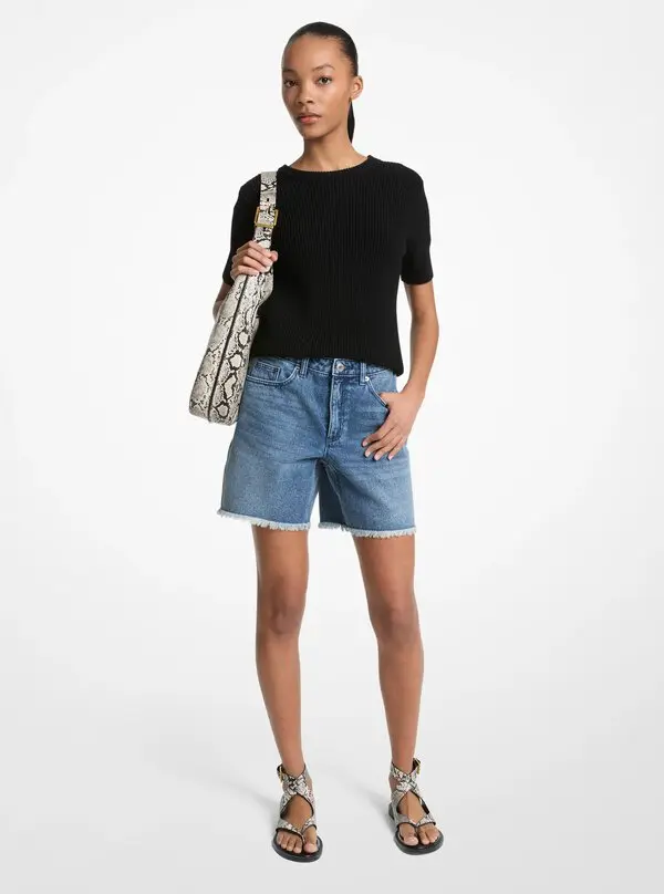 Michael Kors Denim Bermuda Shorts