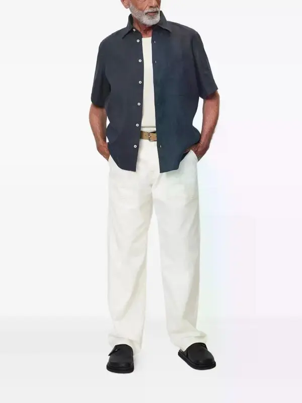Marc O'polo Short-sleeve Button-up Shirt - Blue