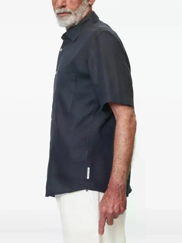 Marc O'polo Short-sleeve Button-up Shirt - Blue
