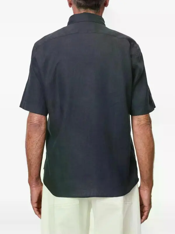 Marc O'polo Short-sleeve Button-up Shirt - Blue