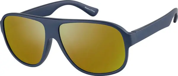 Zenni Sunglasses With Plastic Full Rim Frame - Blue