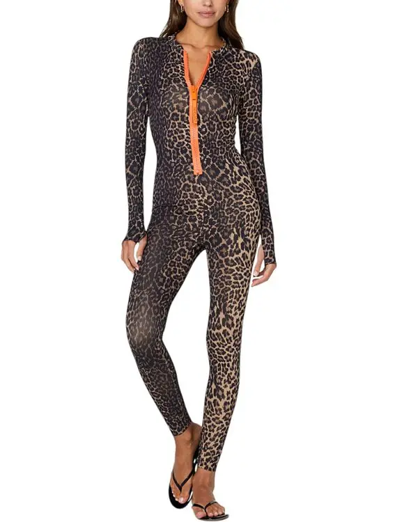 WATSKIN Lois Catsuit - Leopard