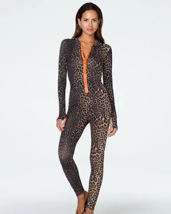 WATSKIN Lois Catsuit - Leopard