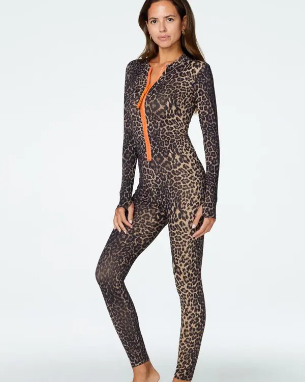 WATSKIN Lois Catsuit - Leopard