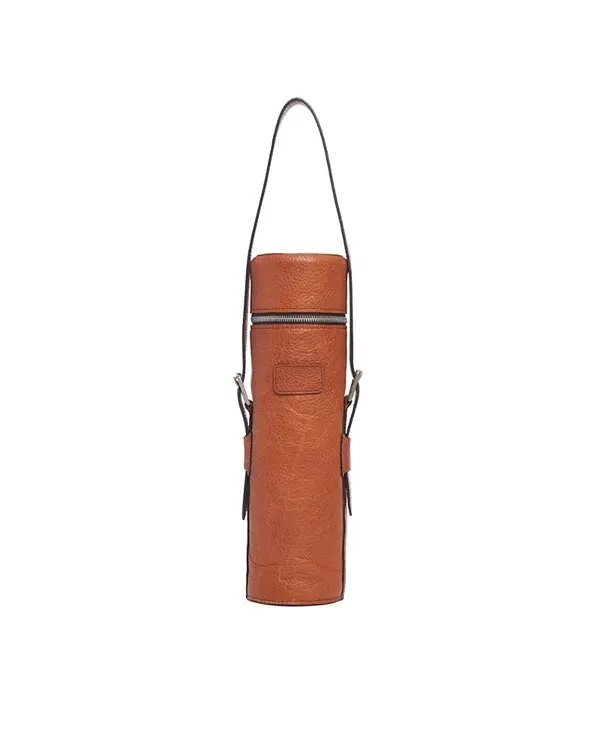 KORCHMAR Bellevue Single Bottle Bag - Pebbled Tan
