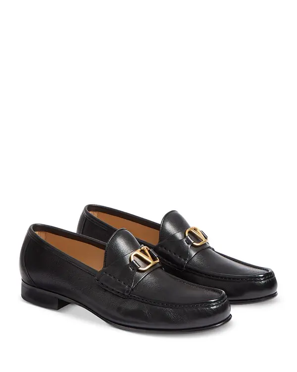Valentino Garavani Vlogo Loafers - Black