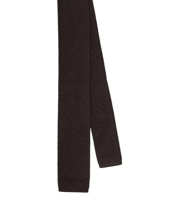Robert Talbott Redford Silk Knit Necktie - Black