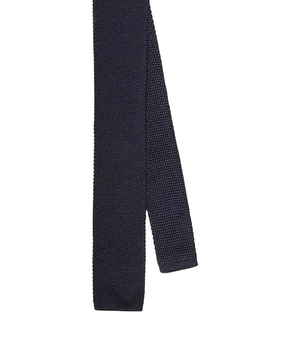 Robert Talbott Redford Silk Knit Necktie - Navy