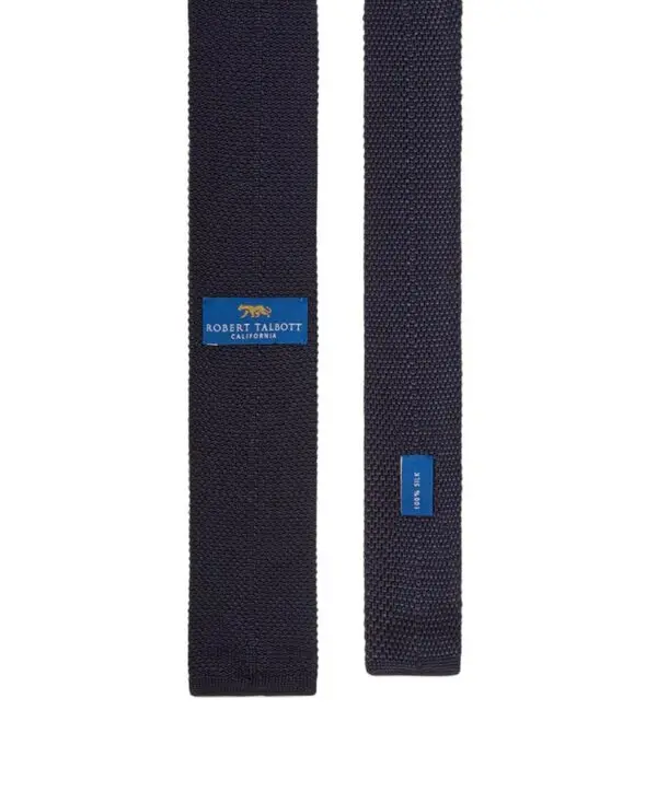 Robert Talbott Redford Silk Knit Necktie - Navy