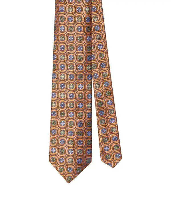 Robert Talbott Floral Necktie - Orange