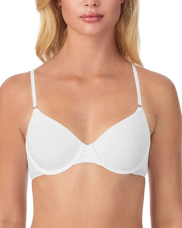 ON GOSSAMER Cabana Cotton Unlined Underwire Bra - White