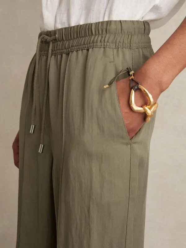 REISS Carrigan Lyocell-blend Trousers