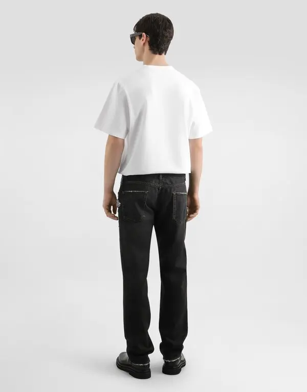 Dolce & Gabbana Denim Trousers - Multicolor