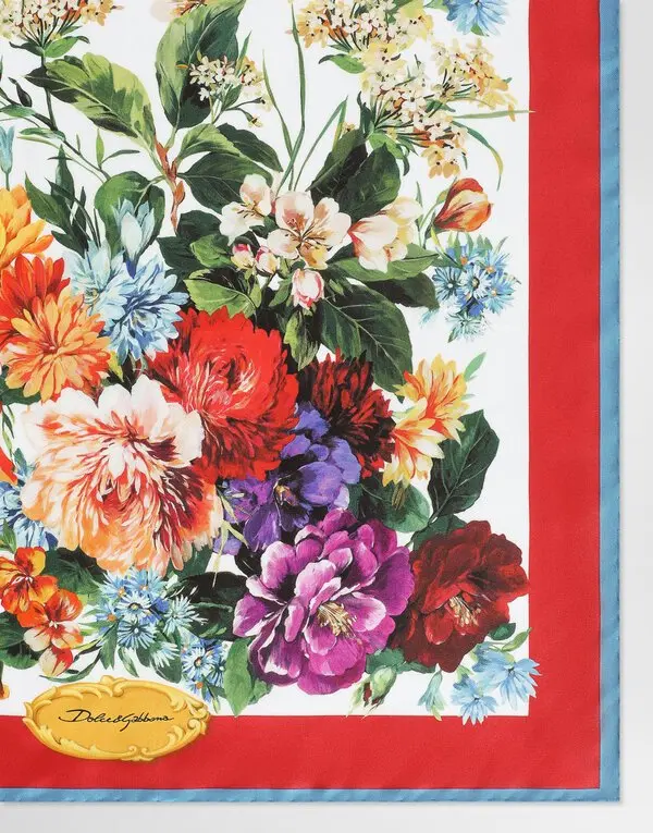 Dolce & Gabbana 50x50 Silk Twill Foulard