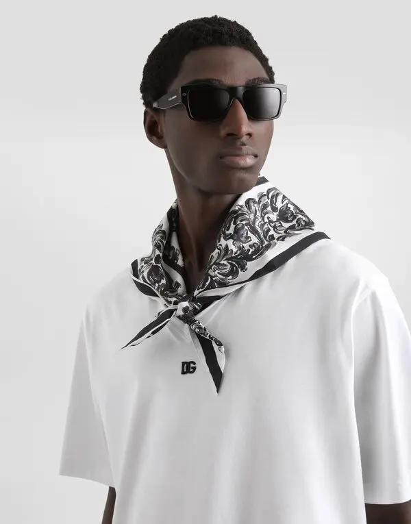 Dolce & Gabbana Scarf Detail Cotton T-shirt