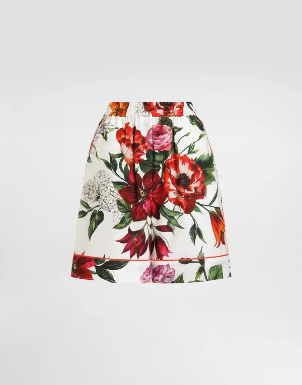 Dolce & Gabbana Floral Poplin Shorts - Print