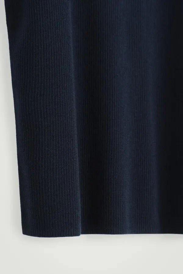Cos Ribbed Merino Wool Knit Tank Top