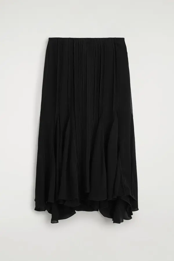 Cos Voluminous Pleated Midi Skirt