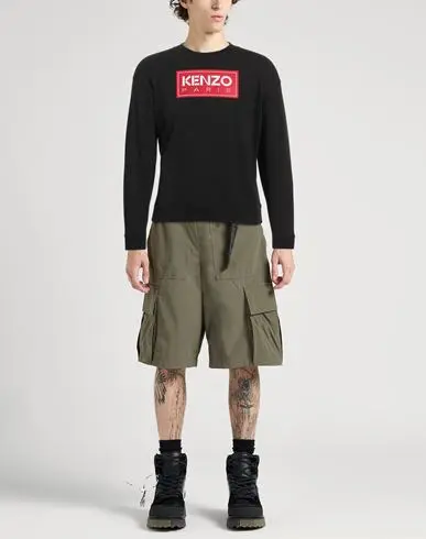 Kenzo Cotton Fleece Sweatshirt With Embroidered Logo