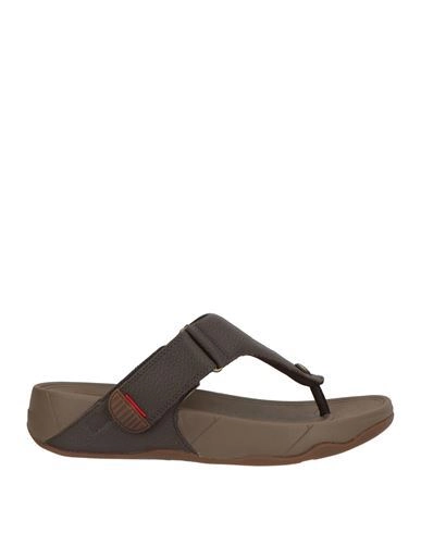 Fitflop Leather Thong Sandals - Brown