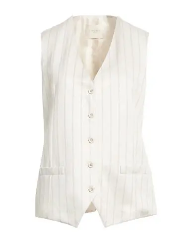 CIRCOLO 1901 Tailored Herringbone Vest - Beige