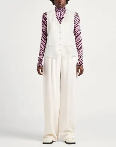 CIRCOLO 1901 Tailored Herringbone Vest - Beige