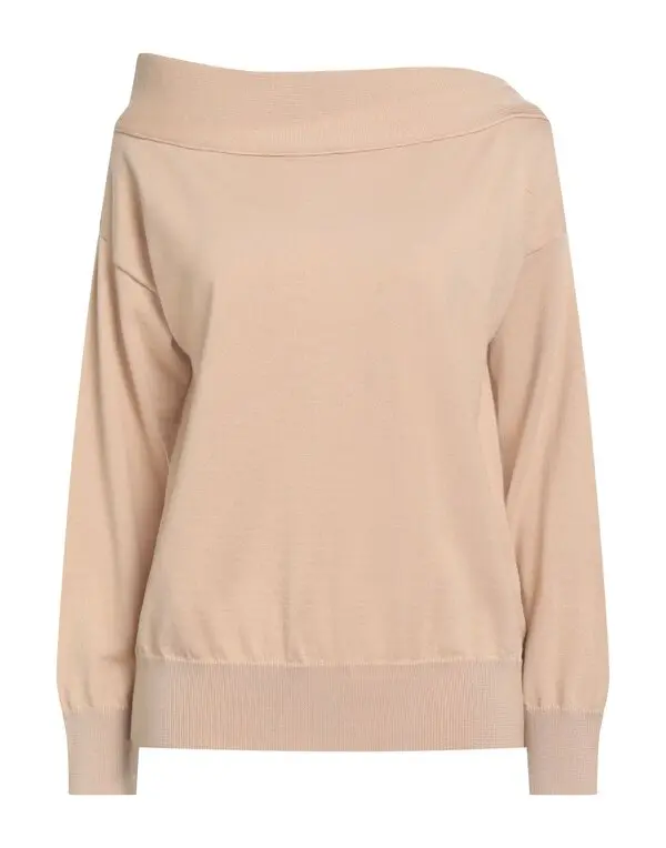 Alpha Studio Sweater Camel Wool - Beige