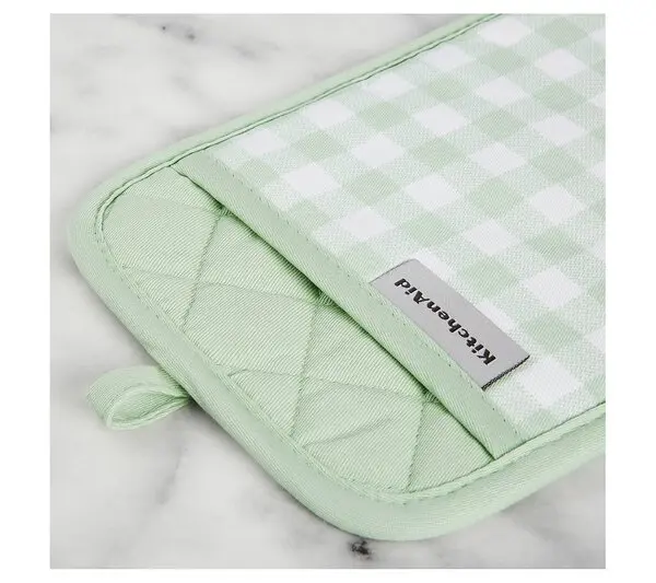 KITCHENAID Gingham Pot Holder 2 Piece-set