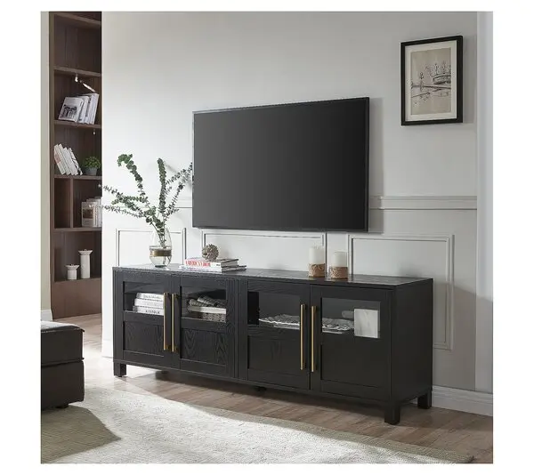 HUDSON&CANAL Holbrook Rectangular Tv Stand For V's Up To 75 - One-color