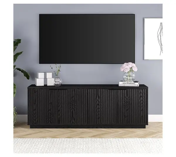 HUDSON&CANAL Mansfield Tv Stand For Tv's Up To 8 - One-color