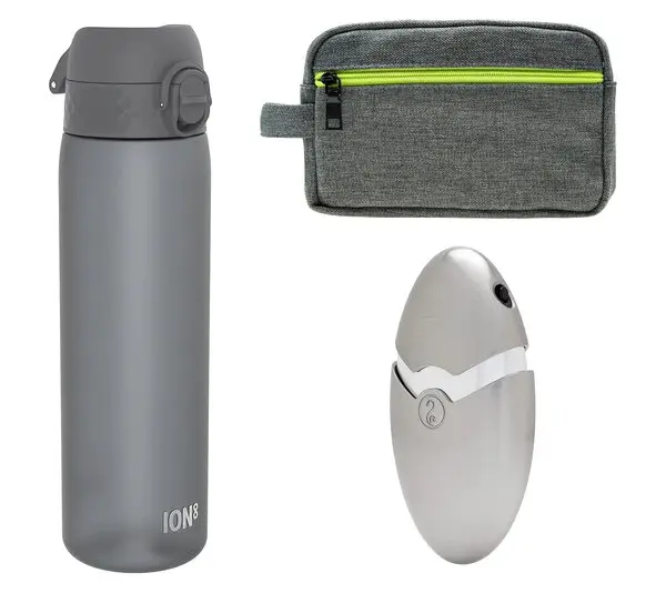 YOUZEY Dopp Kit, Atomizer, And Water Bottle - One-color