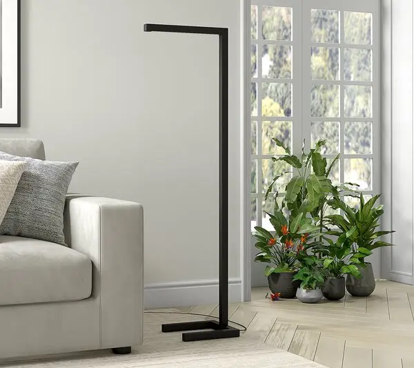 HUDSON&CANAL Malin Integrated Led Floor Lamp W Ith Metal Shade - One-color