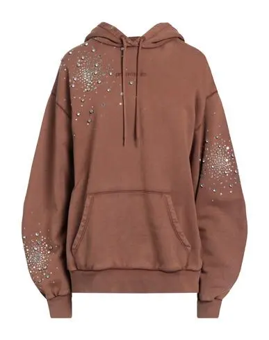 DES_PHEMMES Cotton Sweatshirt - Brown