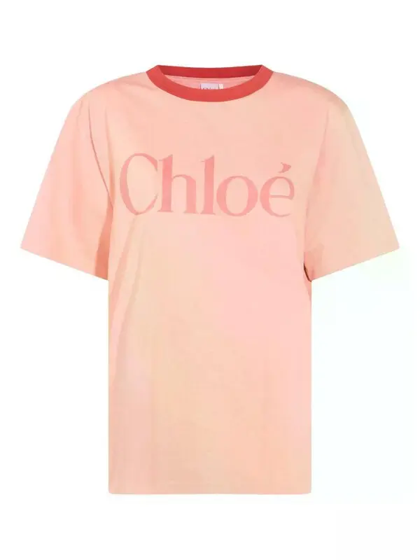 Chloé Logo-print T-shirt - Pink
