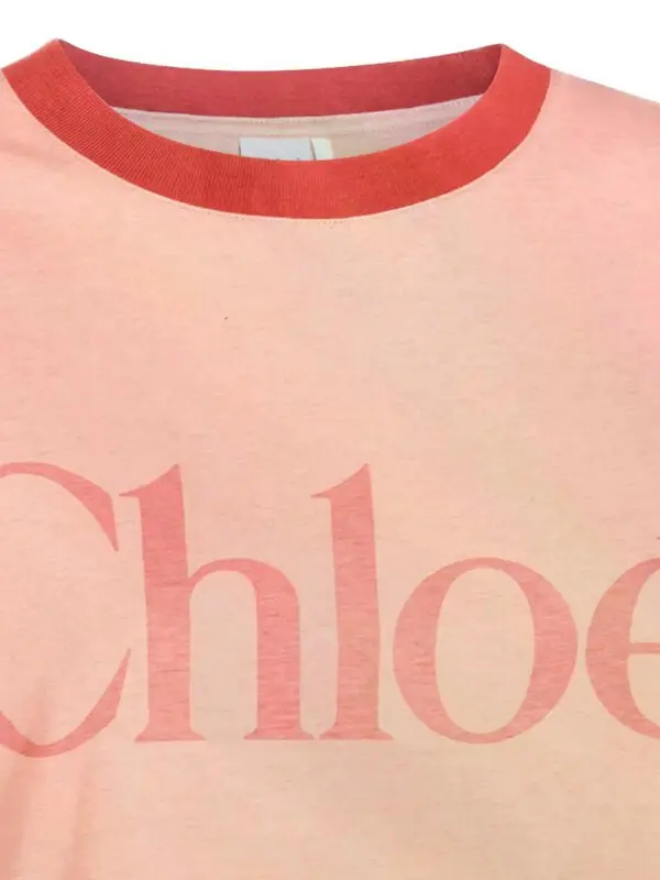 Chloé Logo-print T-shirt - Pink