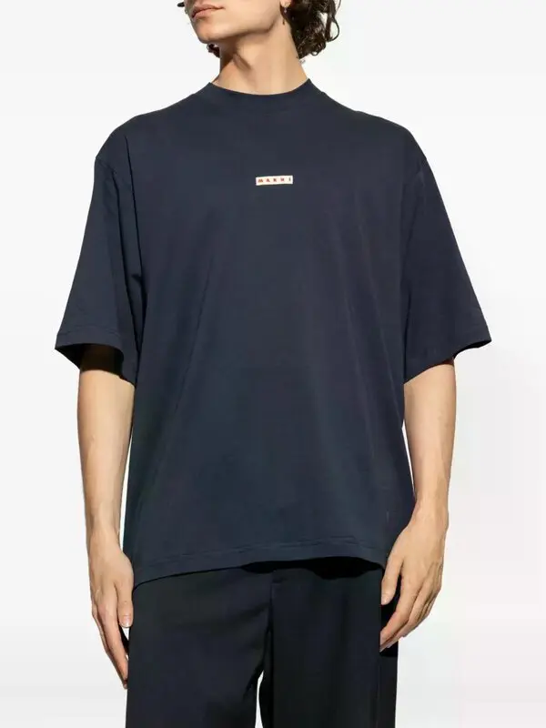Marni Crew-neck Logo T-shirt
