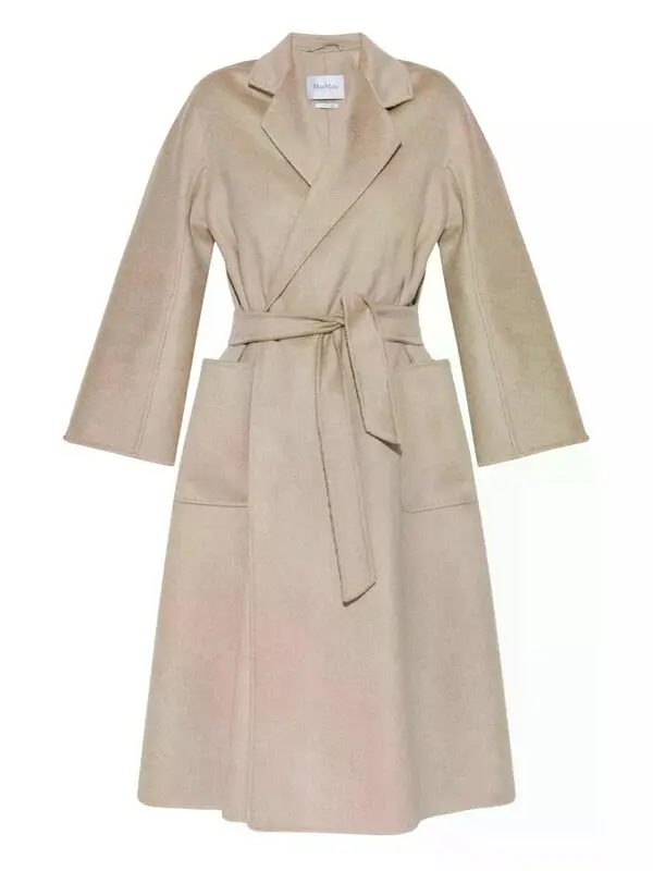 Max Mara Ludmilla Belted Wrap Coat - Neutrals
