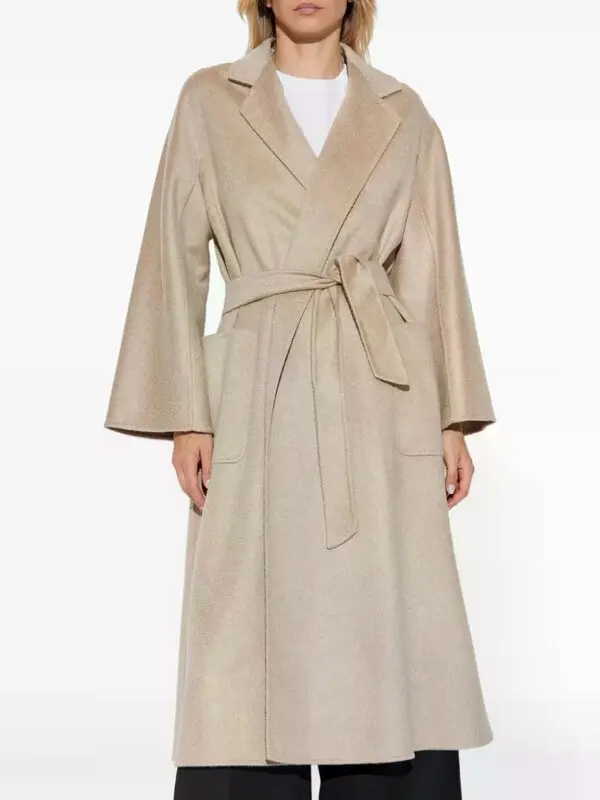 Max Mara Ludmilla Belted Wrap Coat - Neutrals
