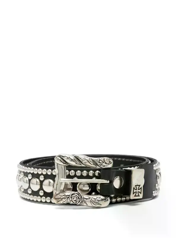 Enfants Riches Déprimés Stud-embellished Belt - Black